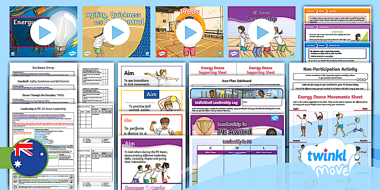 Move PE Years 5-6 Taster Resource Pack (teacher made)