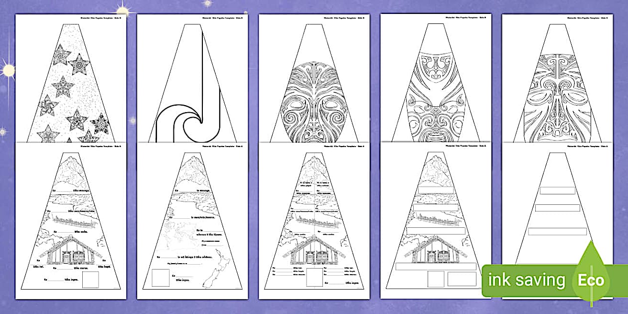 Matariki Kite Pepeha Templates (Teacher-Made) - Twinkl