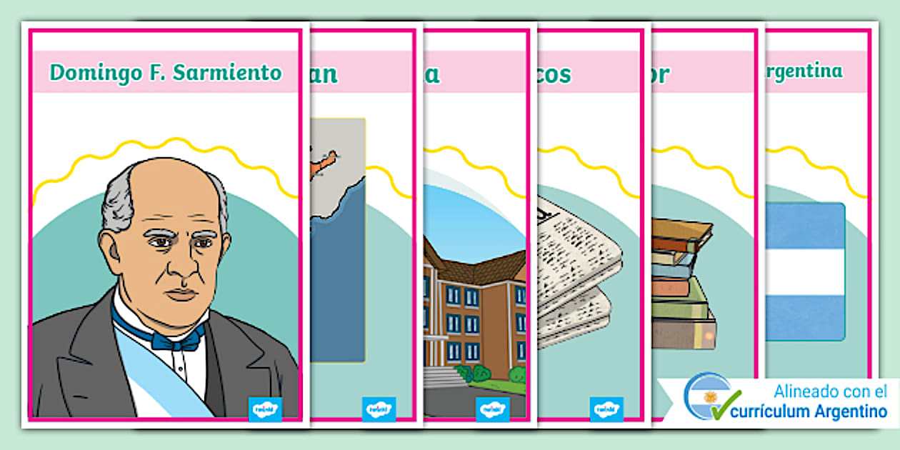 Pack: la vida de Sarmiento en imágenes (professor feito)