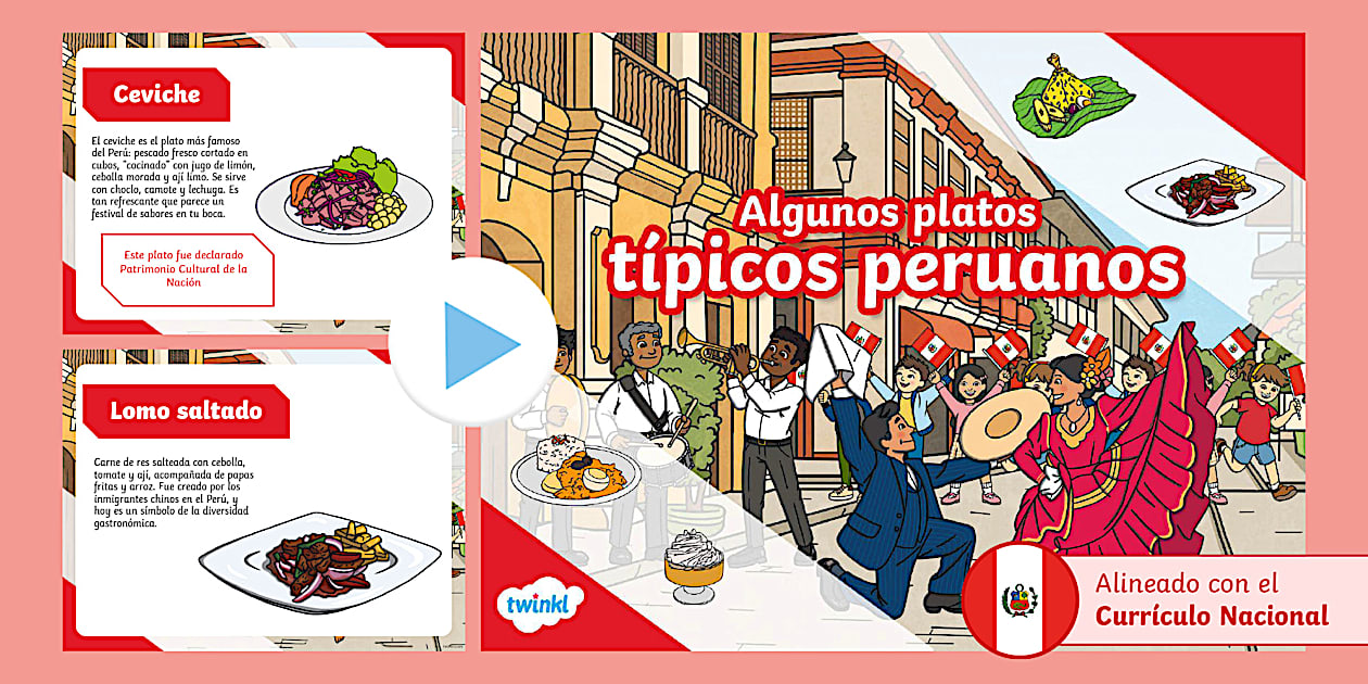 Powerpoint: Platos típicos del Perú | Recursos Twinkl