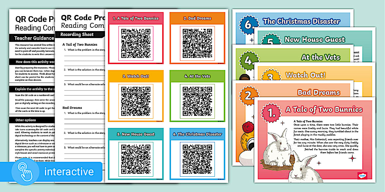 QR Code Reading Comprehension Problem And Solution Examples