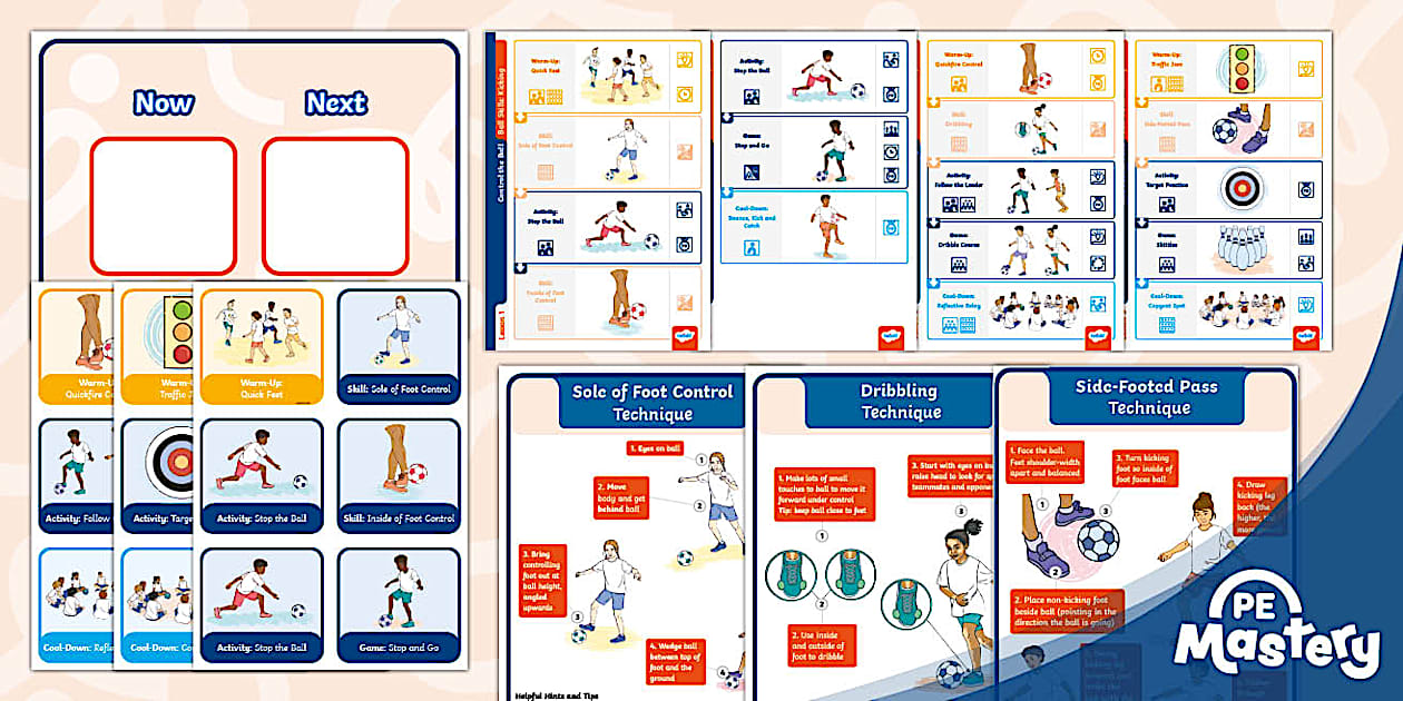 PE Mastery: S1 Ball Skills - Kicking Inclusive Support Pack