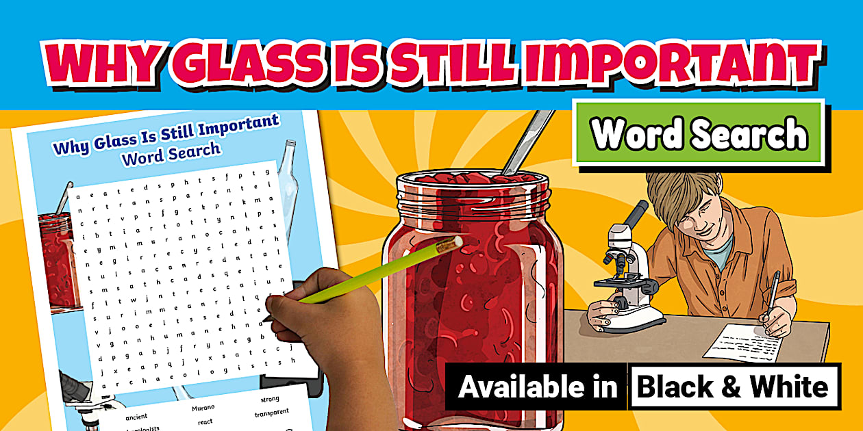 Why Glass Is Still Important Word Search