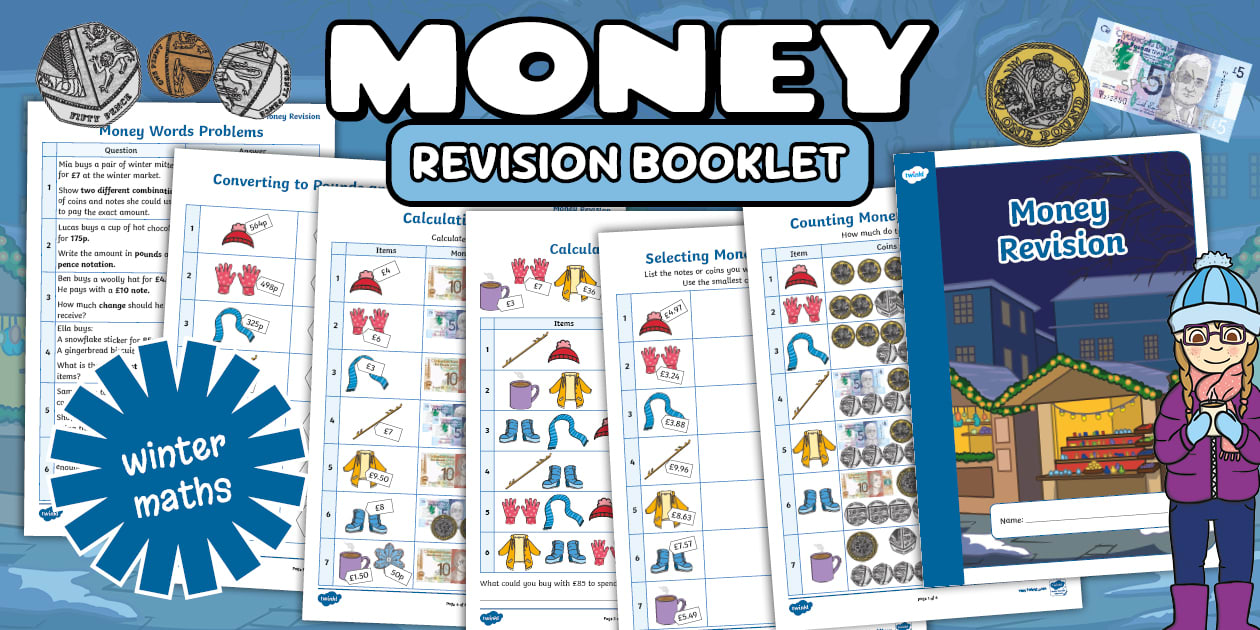 Winter Revision of Money Activity Booklet