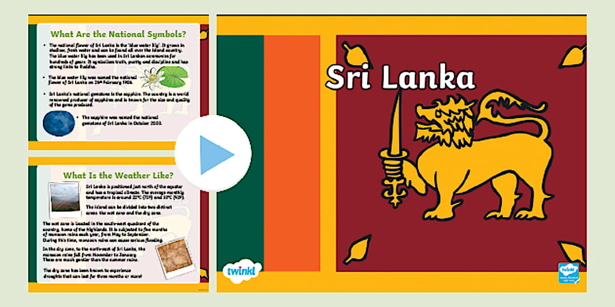 KS2 Sri Lanka Information PPT