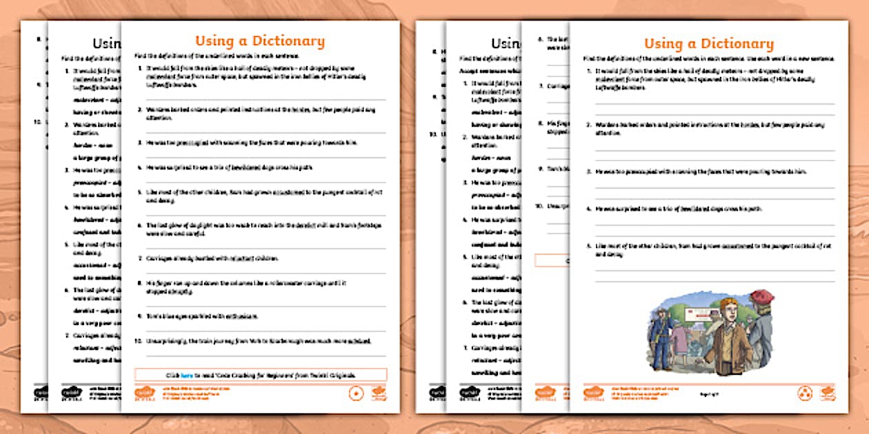 Using a Dictionary: Code-Cracking for Beginners KS2 Activity
