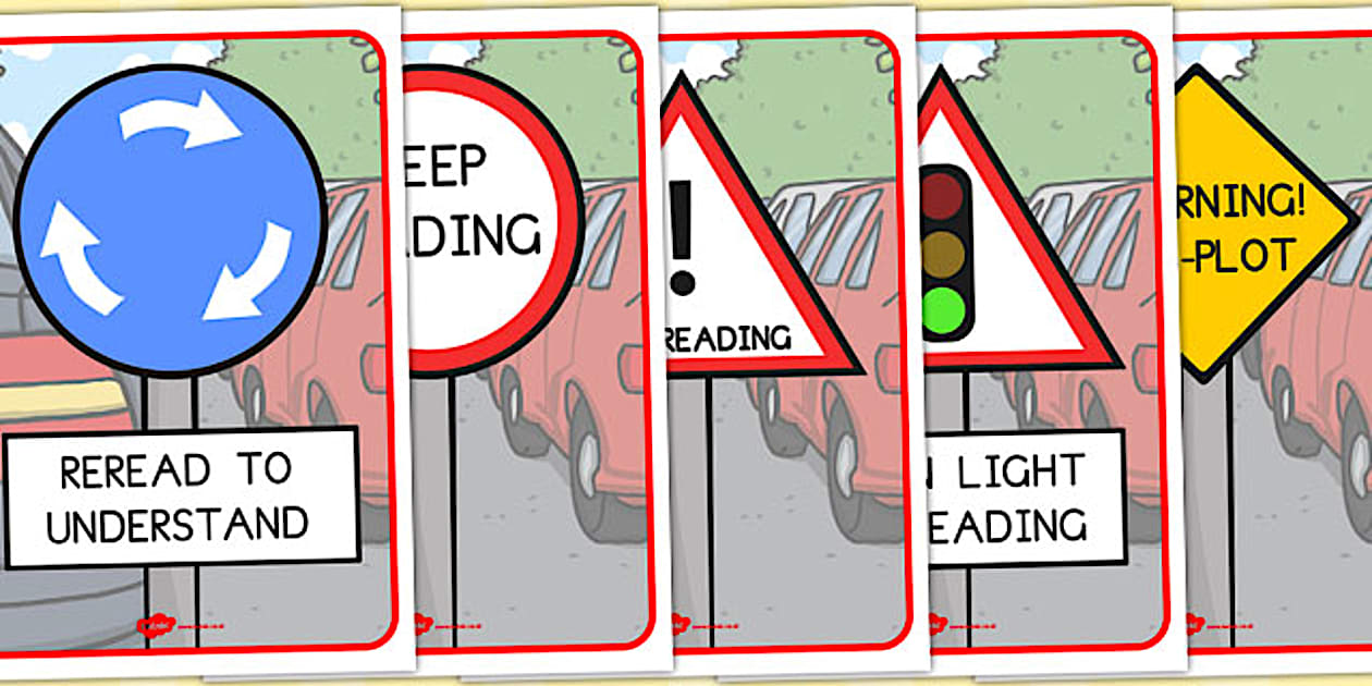 Reading Road Signs (teacher made) - Twinkl