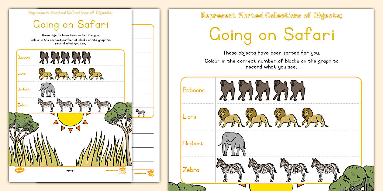 Grade R Data Handling - Represent Collections - Safari
