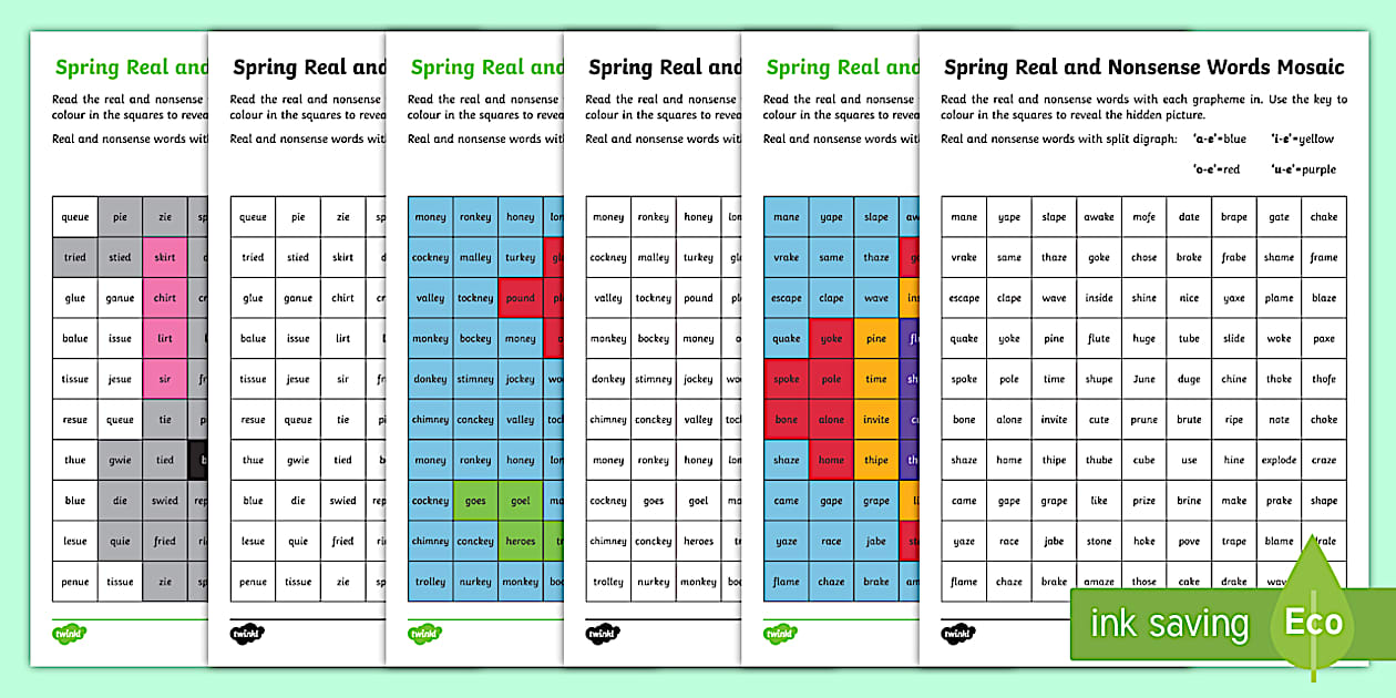 Spring Phonics Worksheets | Twinkl (teacher made) - Twinkl