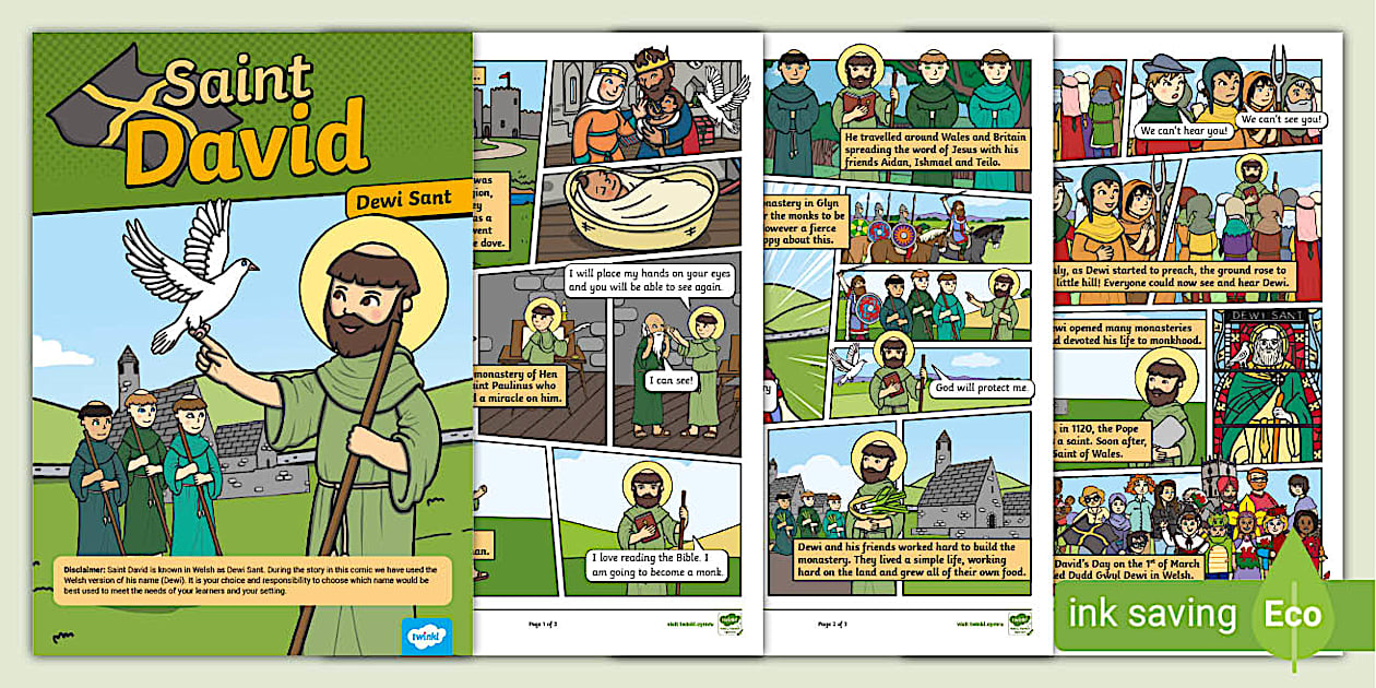 St David’s Day Wales - Comic - Twinkl Wales - Twinkl