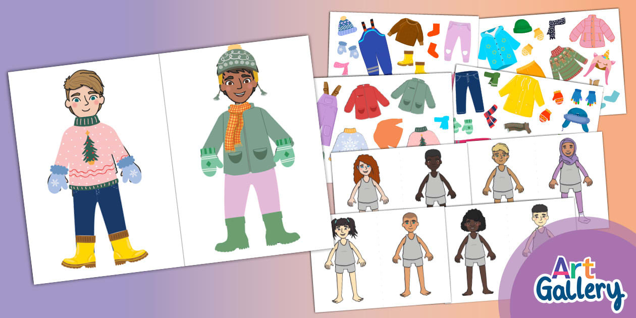 Ready for Winter Collage Activity - Twinkl Craft - Twinkl