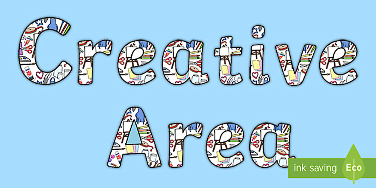 Creative Area Display Lettering (teacher made) - Twinkl