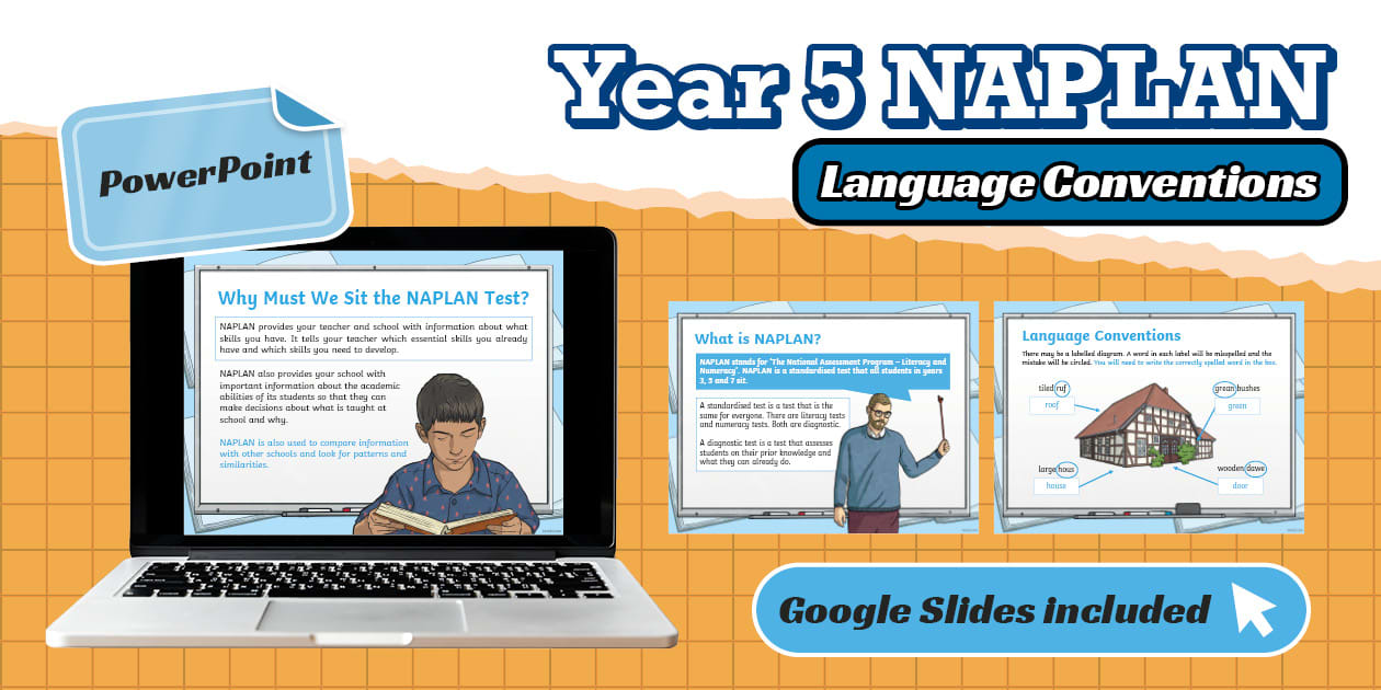 Understanding NAPLAN - Language Conventions Year 5 PPT Set 4