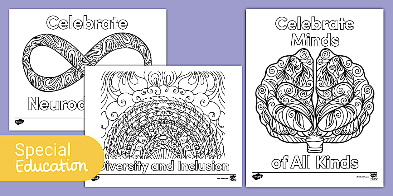 Neurodiversity Coloring Pages | Resource | Twinkl USA