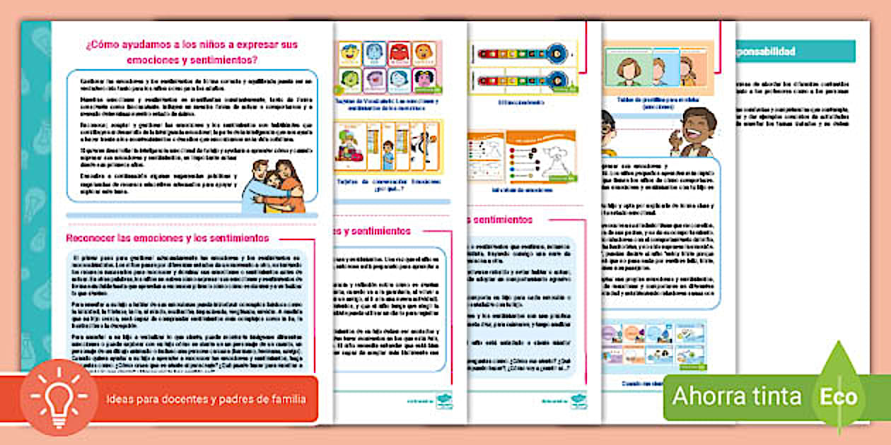 FREE! - Expresa tus emociones en el hogar 3-6 años - Twinkl