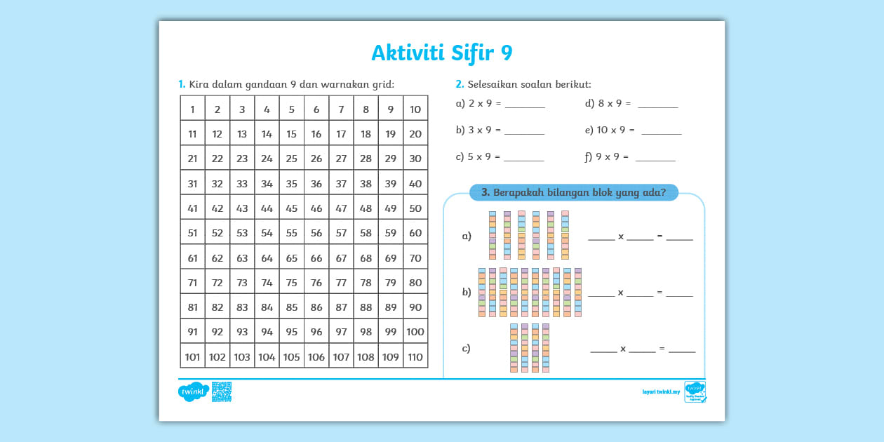 Aktiviti Sifir 9