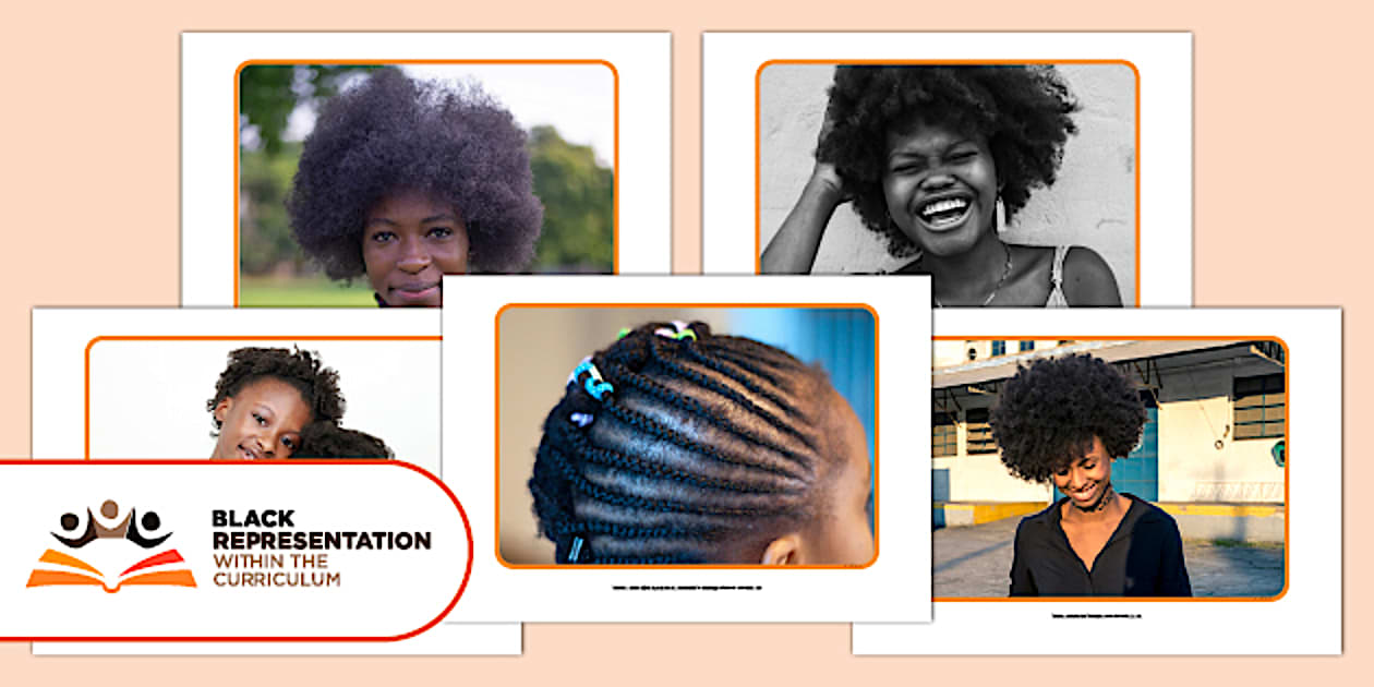 World Afro Day: Hair Types Photo Pack (Teacher-Made)