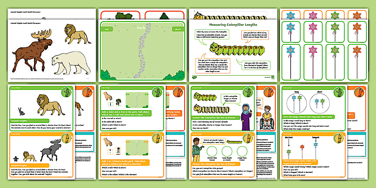👉 Length and Height Chilli Challenges Pack | Twinkl