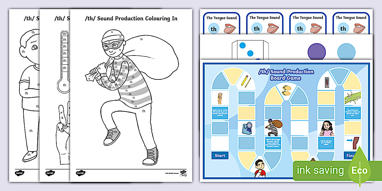 'th' Articulation in Isolation Activity Pack (teacher made)