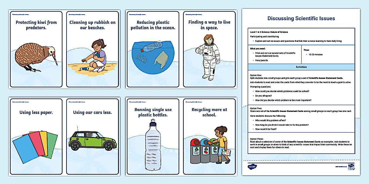 Exploring Scientific Issues Cards (teacher made) - Twinkl