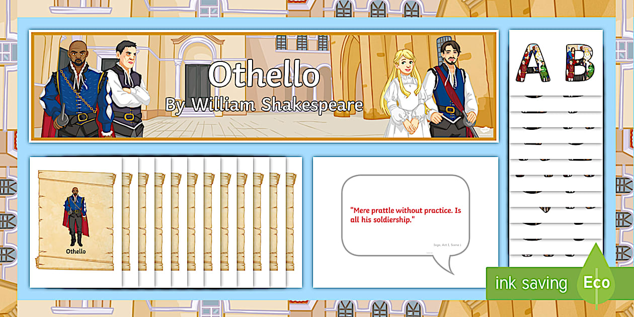 GCSE Othello Display Pack - Othello (teacher made) - Twinkl