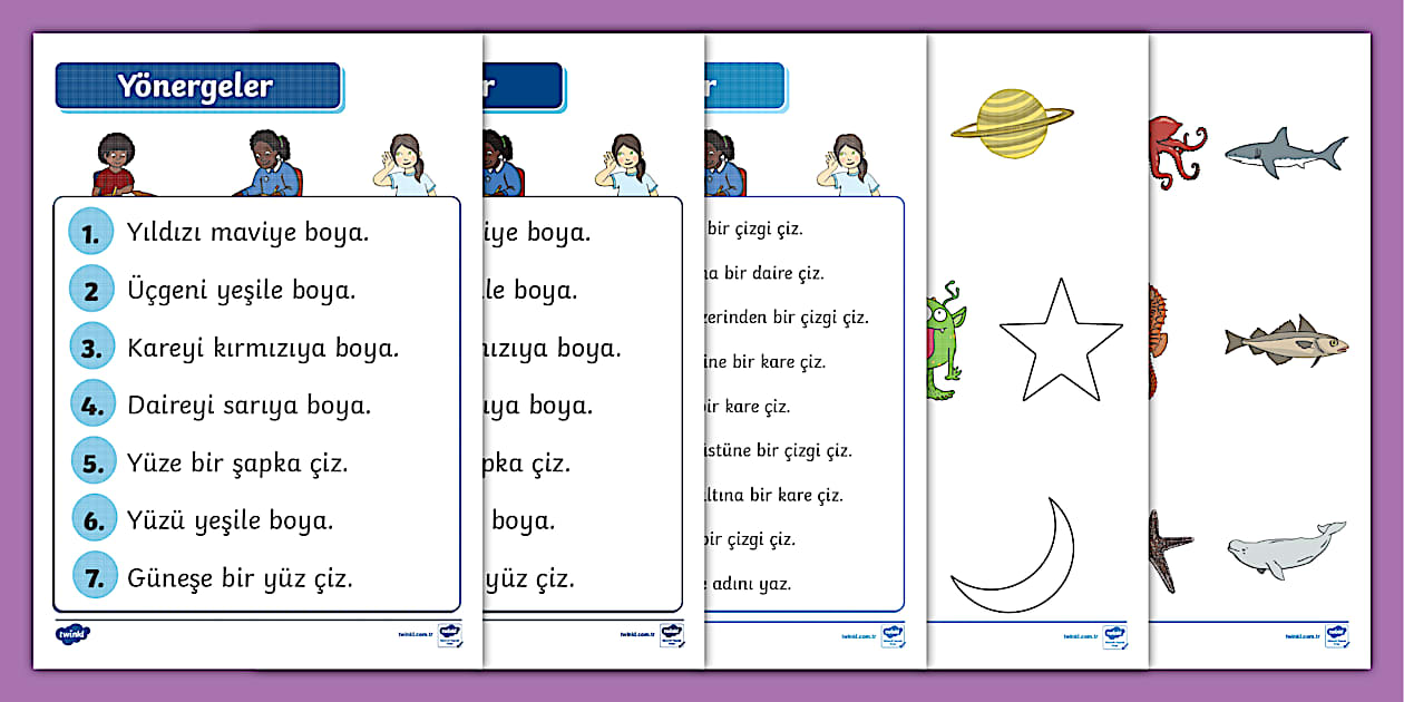 Dinle ve Yap Oyun Paketi-Twinkl