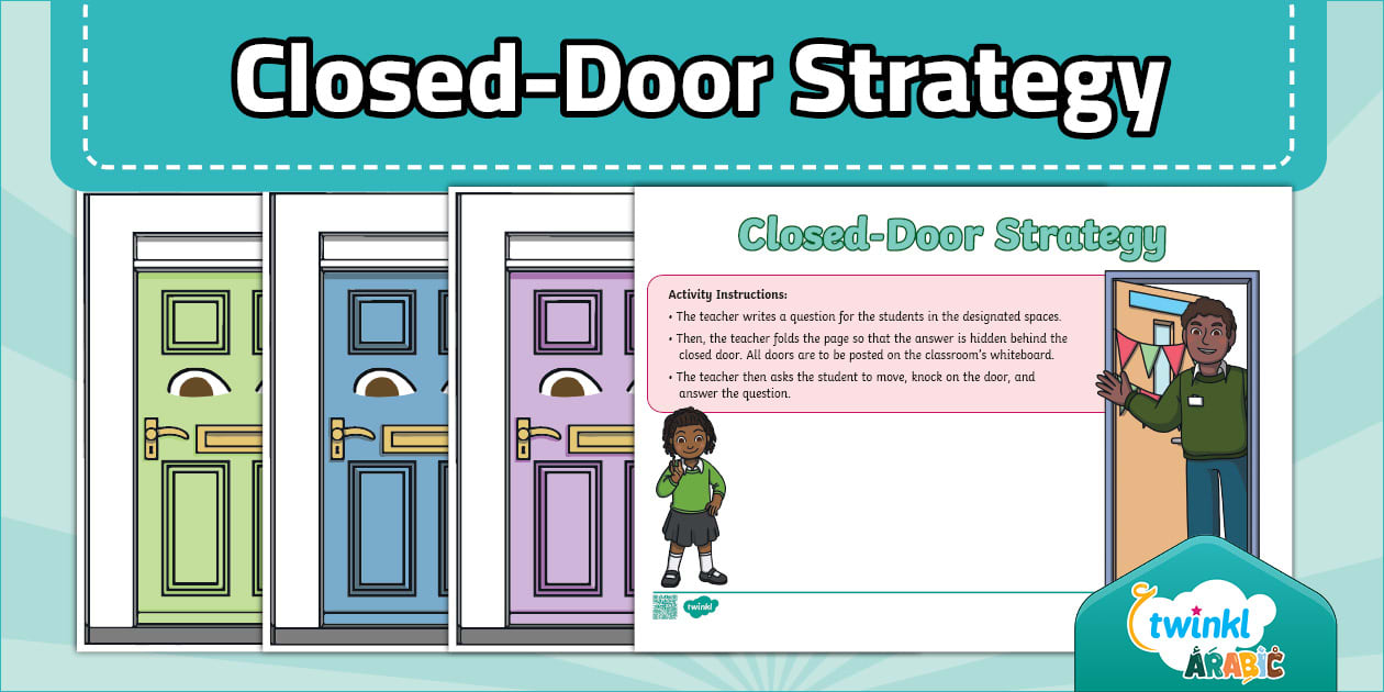 Closed-Door Strategy Activity Cards