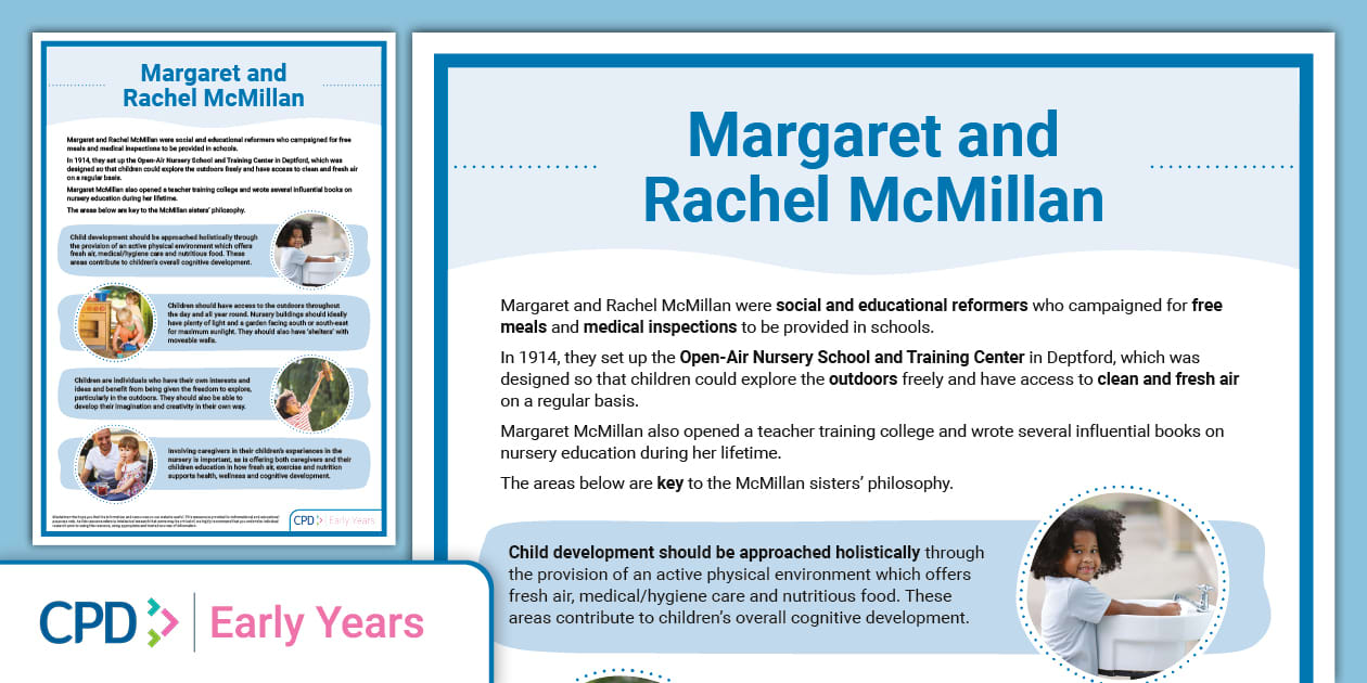 Margaret and Rachel McMillan | Poster (Lehrer gemacht)