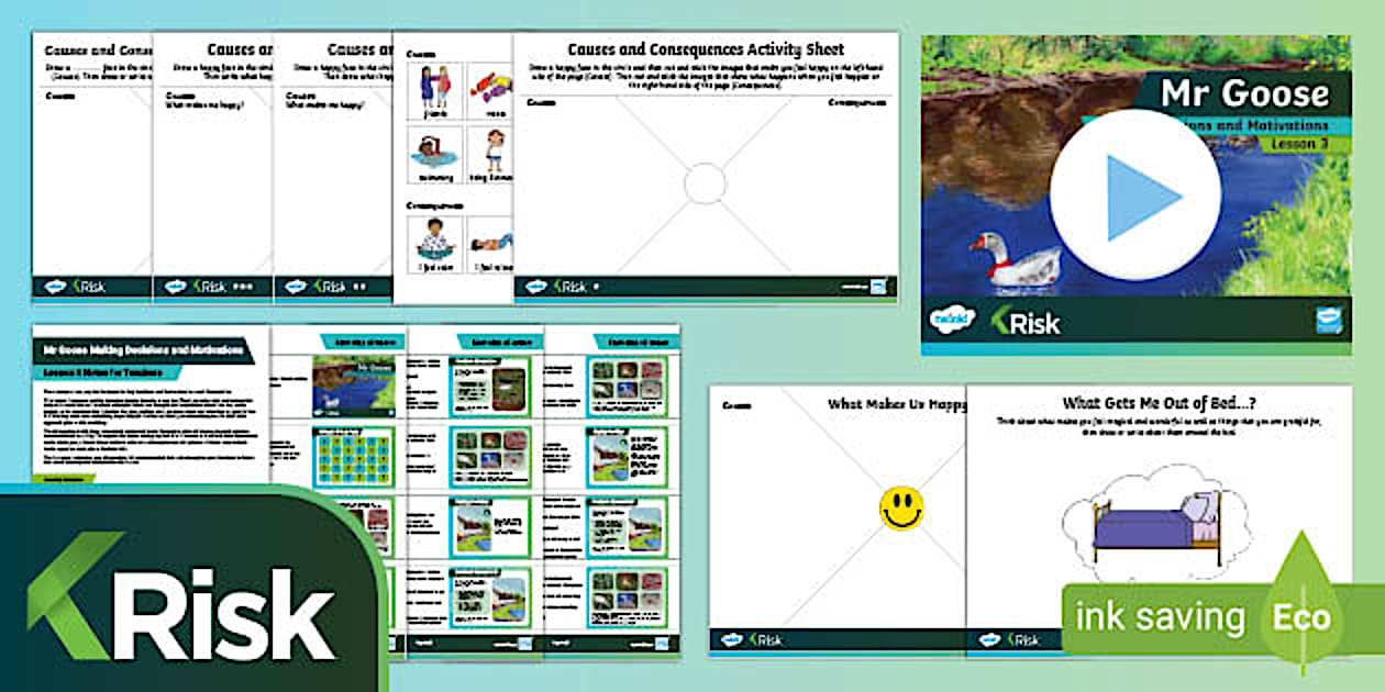 FREE! - Mr Goose Risk and Resilience Lesson 3 Teaching Pack