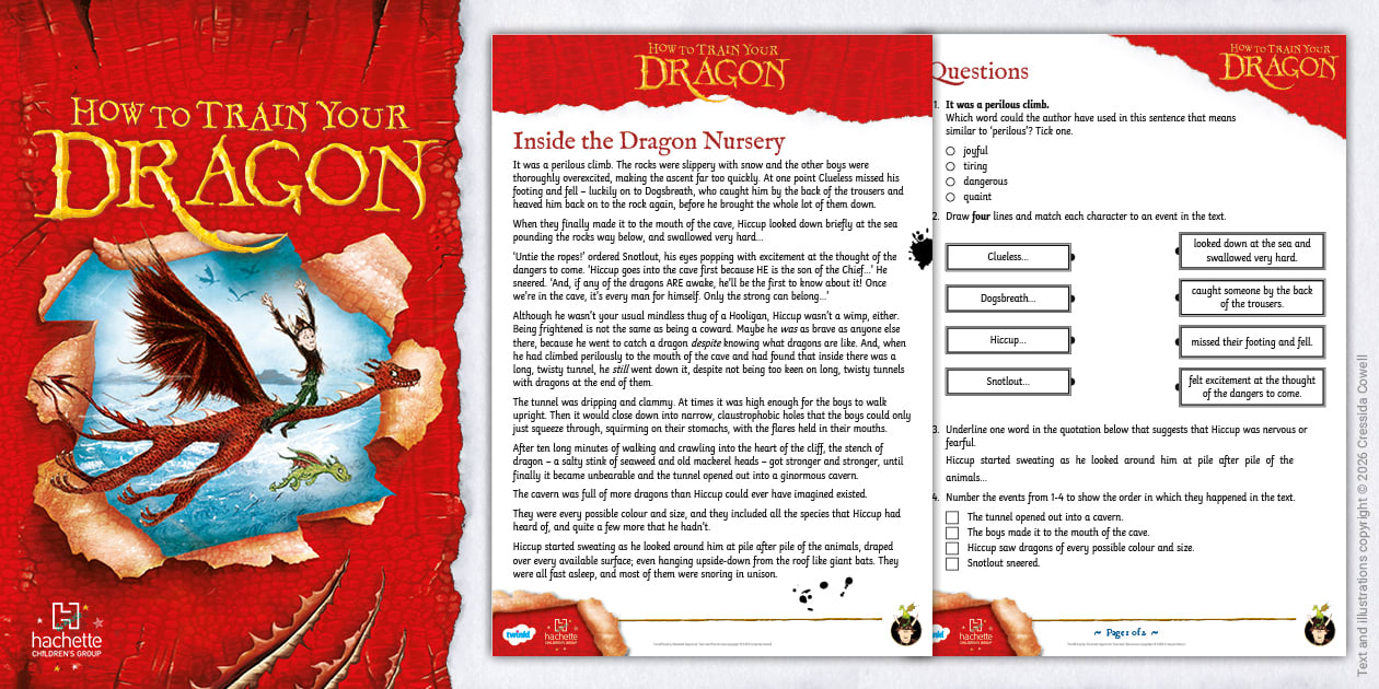 How to Train Your Dragon: Reading Comprehension [Ages 7-9]