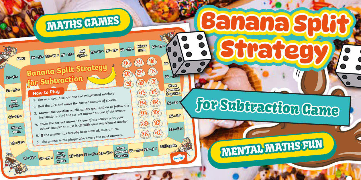 Banana Split Strategy for Subtraction Game