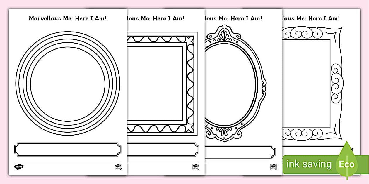Marvellous Me 'Here I Am!' Magic Mirror Activity - Twinkl