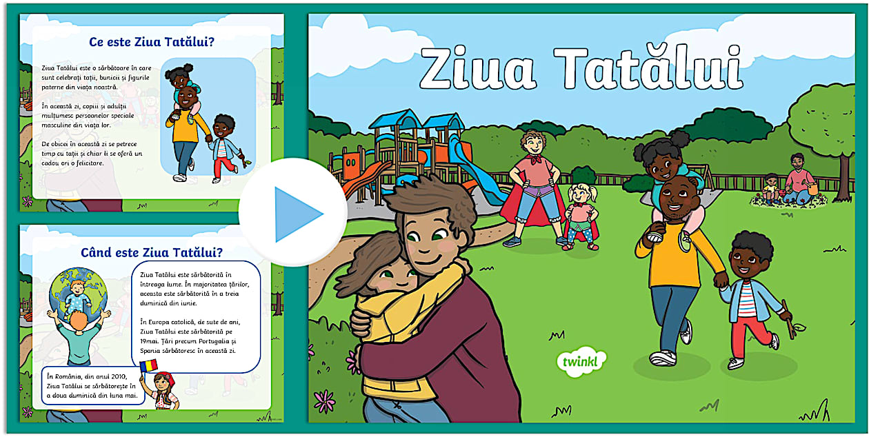 Ziua Tatălui – Prezentare PowerPoint 6-9 ani - Twinkl