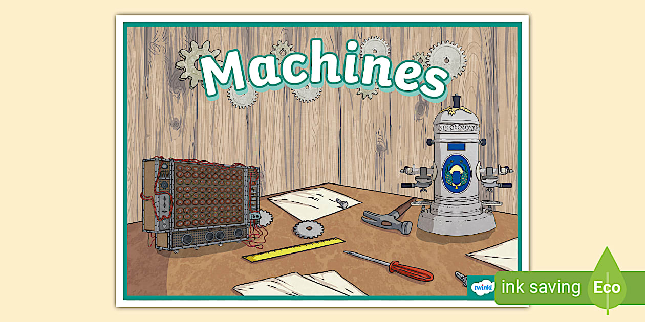 Machines Display Banner (teacher made) - Twinkl