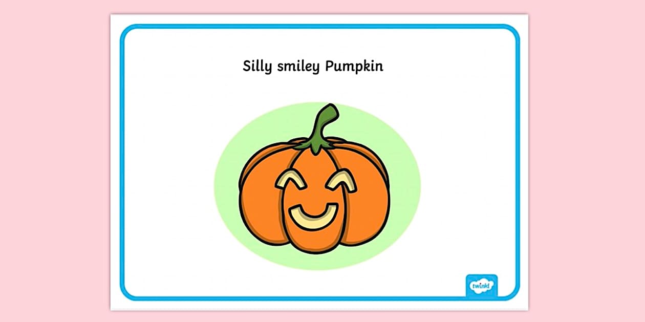 Funny Silly Pumpkin Poster | Twinkl Primary Resources