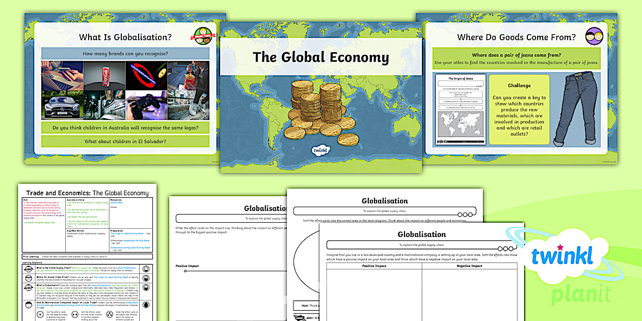 Globalisation Lesson Plan 5 - Year 6 Geography
