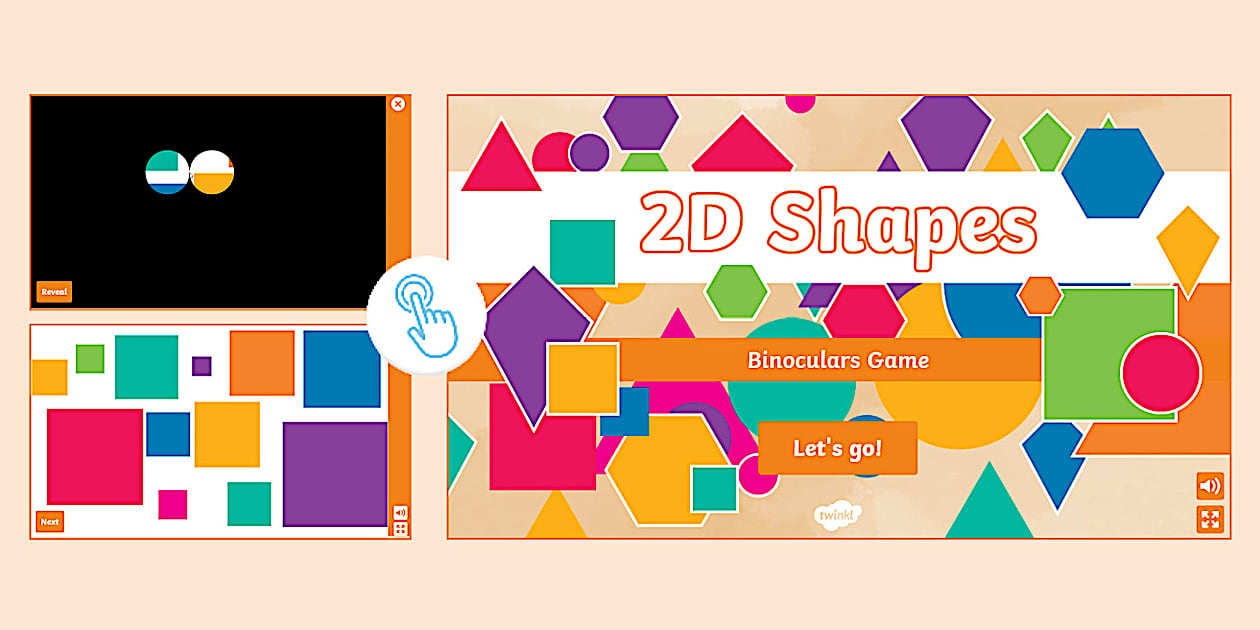 👉 2D Shapes Interactive Binoculars Game (teacher made)