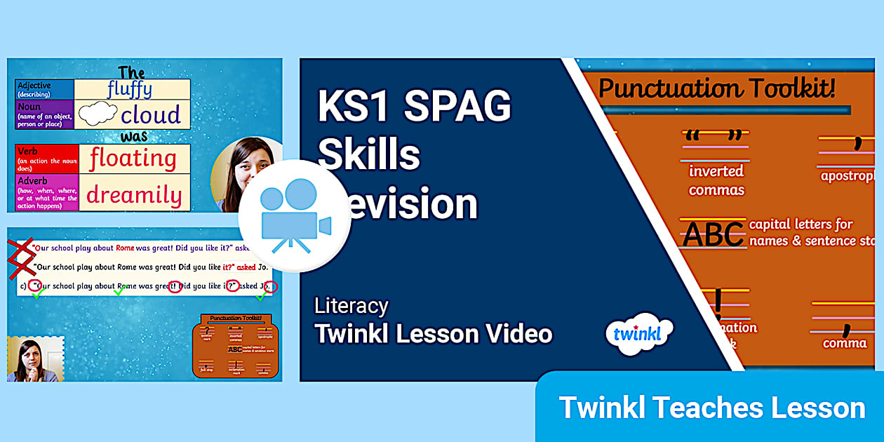 KS1 (Ages 6-7): SATs SPAG Skills Revision Video Lesson