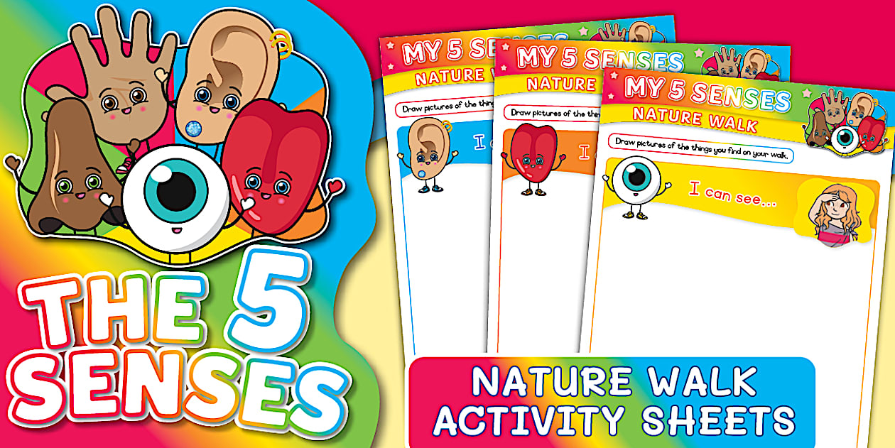 Grade R Term 2 - Five Senses - Activity Sheet: Nature Walk