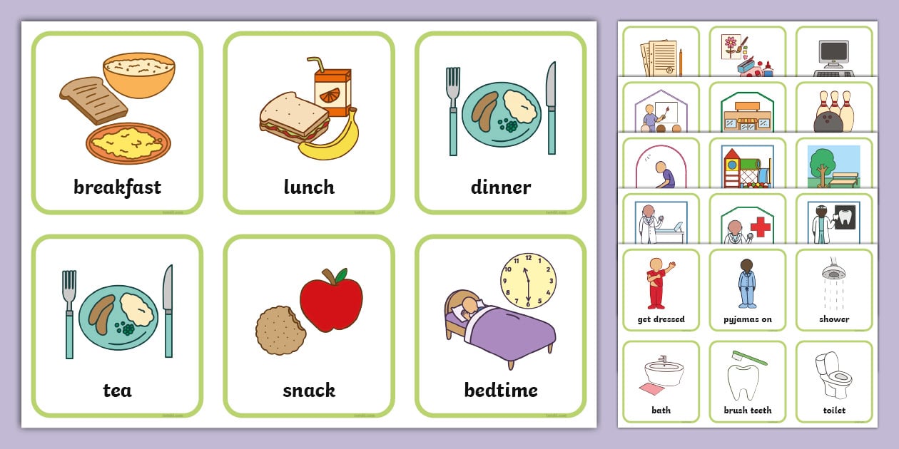 Home Now, Next, Then Cards | Visual Support for Autism