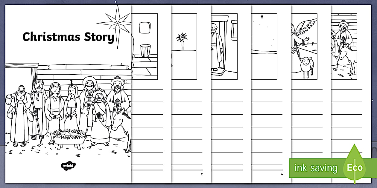 Christmas Story KS1 Writing Booklet - Christmas Resource