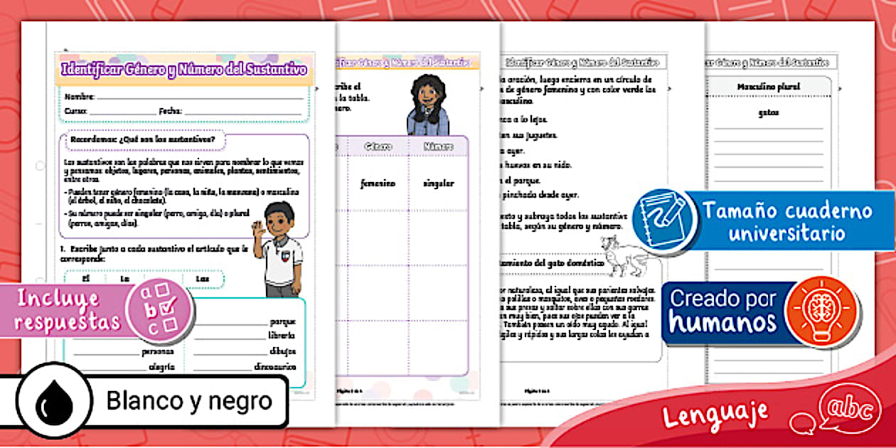 Lenguaje | 2° Básico | Género y Número | Sustantivo