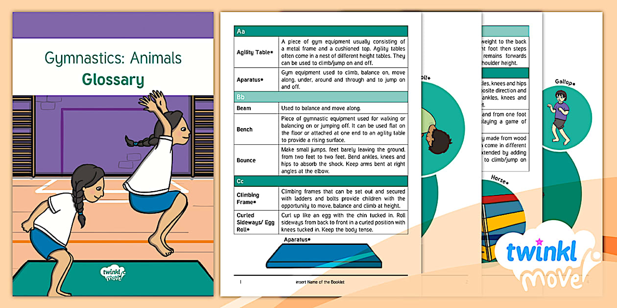 Twinkl Move - Y1 Gymnastics: Animals CPD Glossary - Twinkl