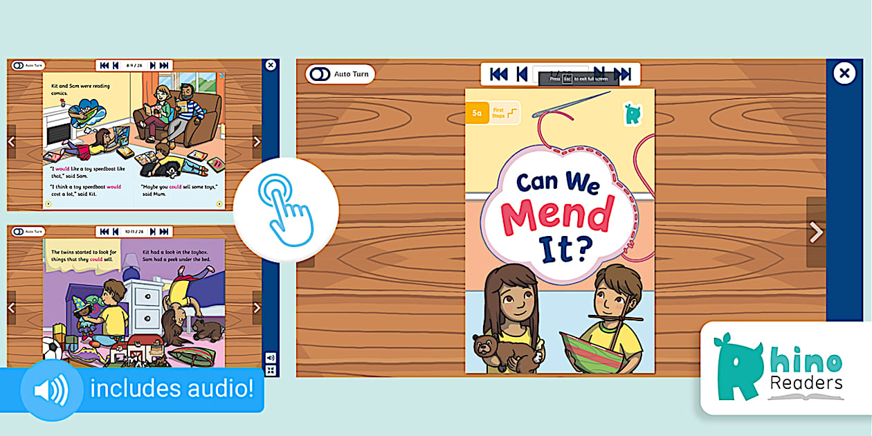 Level 5a First Steps Reading Scheme Book: Can We Mend It?