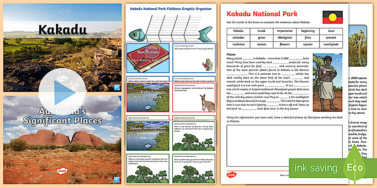 Kakadu National Park Upper Primary Resource Pack - Twinkl