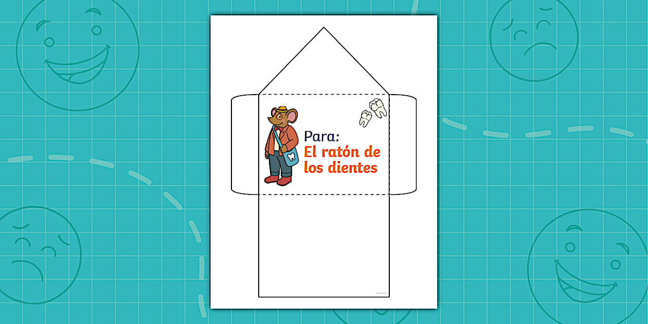 Ratón de los dientes - carta