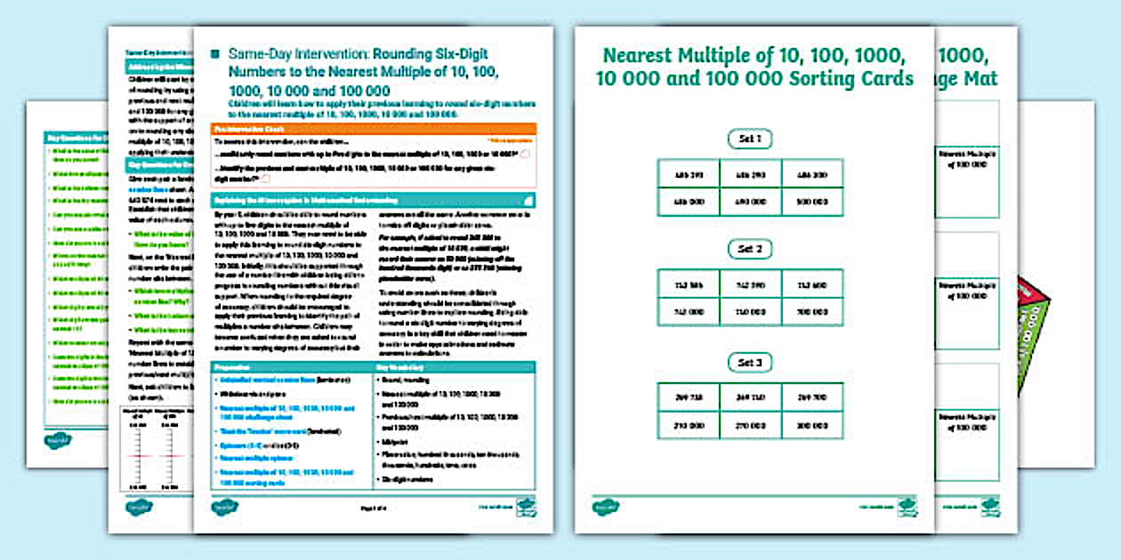 👉 Y5 Same-Day Intervention: Rounding 6-Digit Numbers