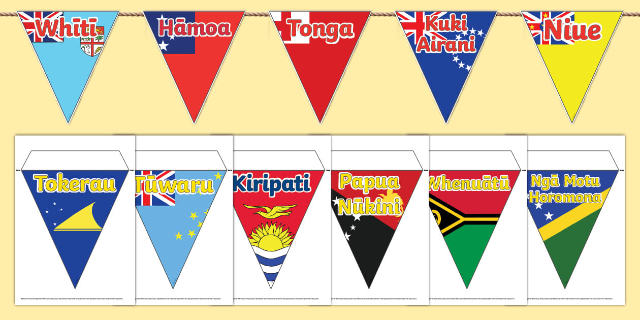 Ngā Haki o Te Moana-nui-a-Kiwa (l'enseignant a fait)