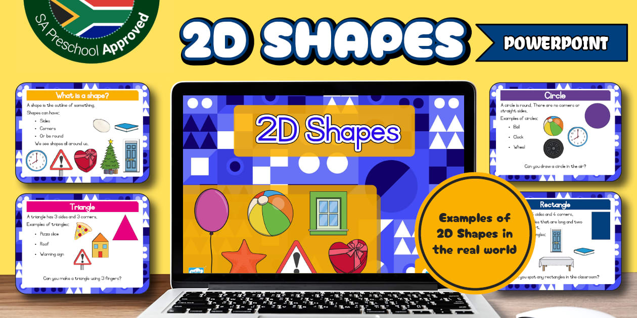 Preschool: 2D Shapes PowerPoint