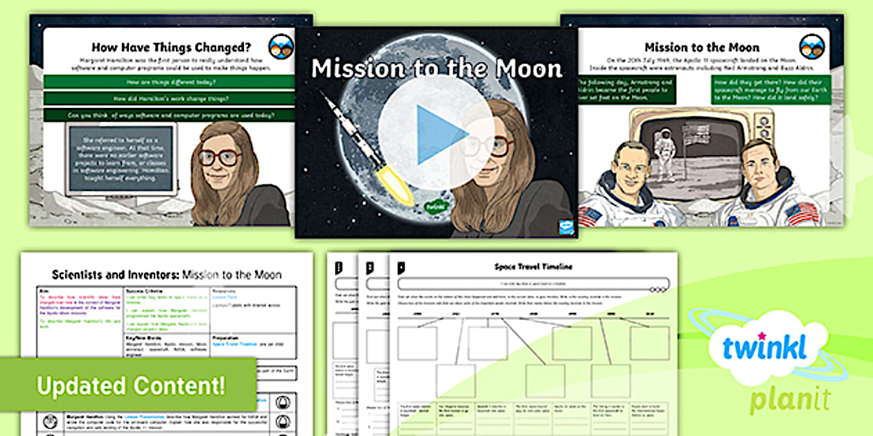Scientists and Inventors: Mission to the Moon Year 5 Lesson 3